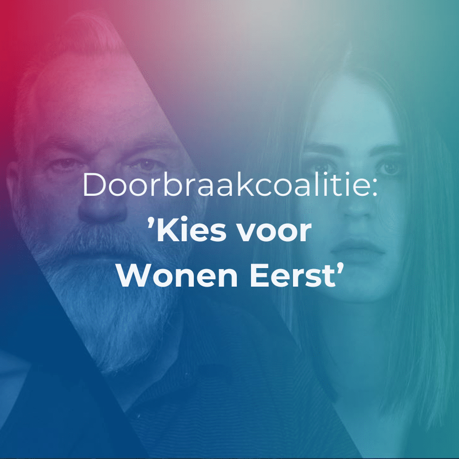 Doorbraakcoalitie Dakloosheid 2030: 'Kabinet moet dakloosheid als topprioriteit zien en echt ...